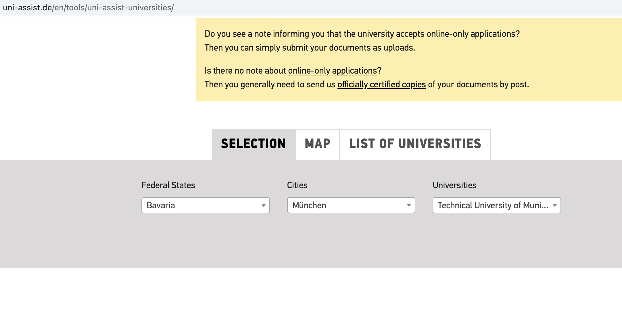 What is VPD for Masters in Germany?